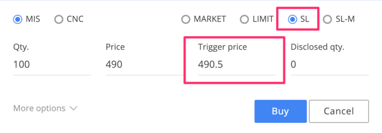 Difference between SL order and SLM order
